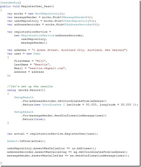 The Role Of Mocking In Tdd Test First With Rhino Mocks Kandaalpha